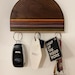 Walnut Key Holder | Wood Key Tray | Key Hook - Etsy