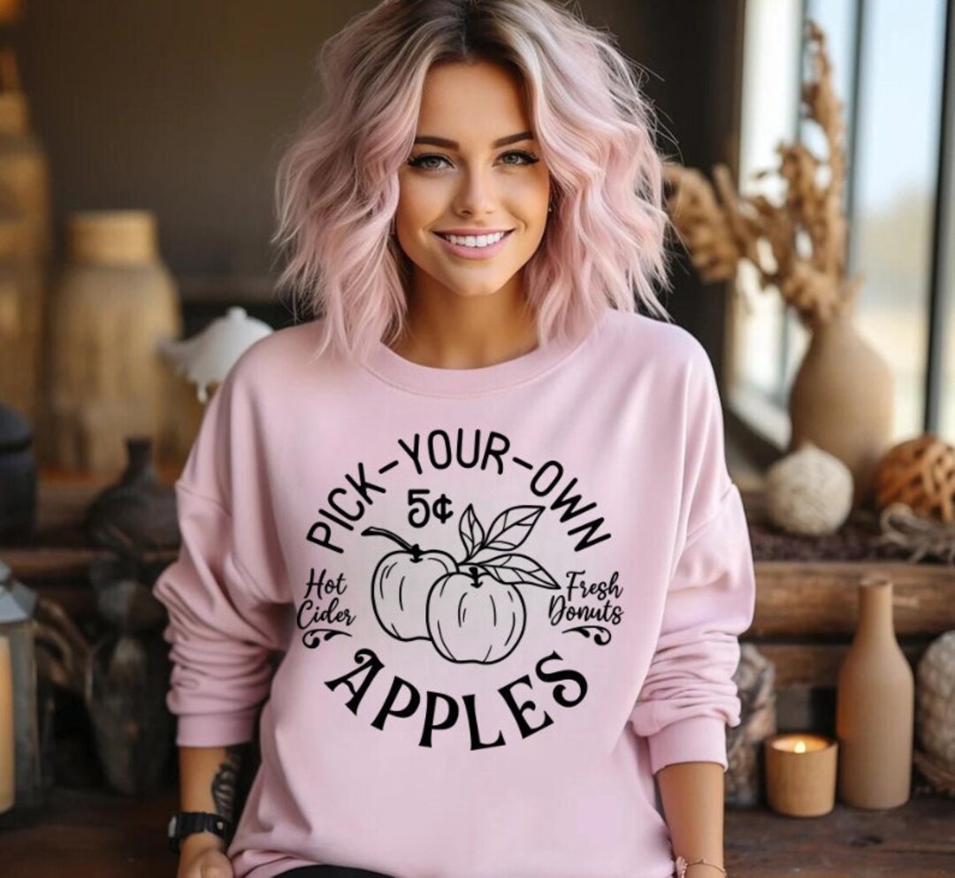 Pick You R Own Apples Sweater Unisex Heavy Blend™ Crewneck Sweatshirt ...
