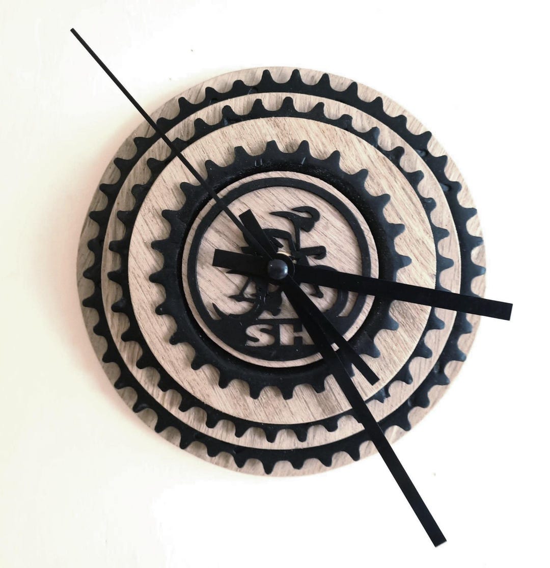 Made to Order — Bike Cog Wall Clock – Real Bicycle Gears – Upcycled ...