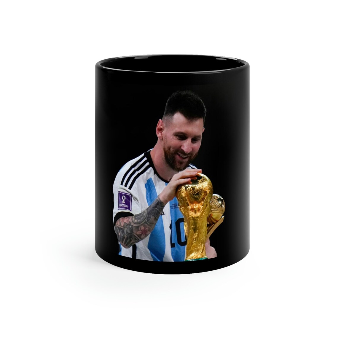 Messi Meets the Cup Mug Coffee Mug Would Cup of Coffee Mug Messi Inter ...