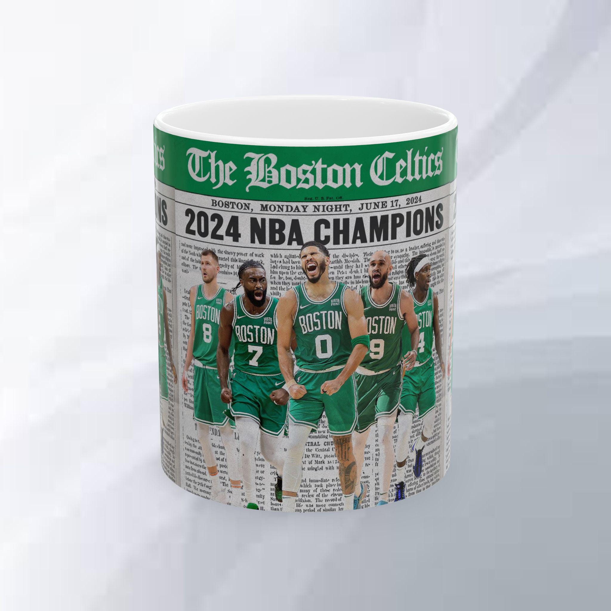Boston Celtics 2024 NBA Champions Mug - 11oz Ceramic Coffee Mug - Etsy