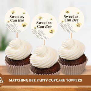 Editable Bee Party Sign | 1st Bee Day Party | Bee Party Welcome Sign ...