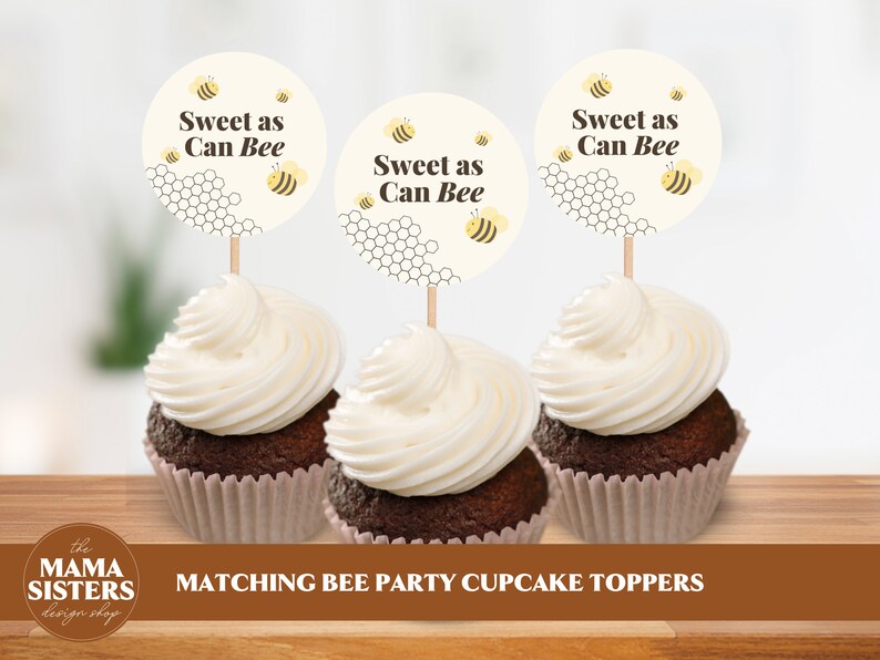 Editable Bee Party Sign 1st Bee Day Party Bee Party - Etsy