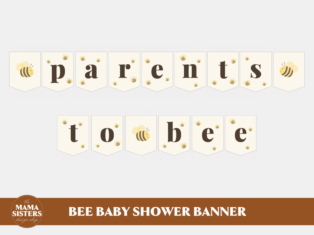 Bee Baby Shower Banner | Bee Party Banner | Parents to Bee Baby Shower ...