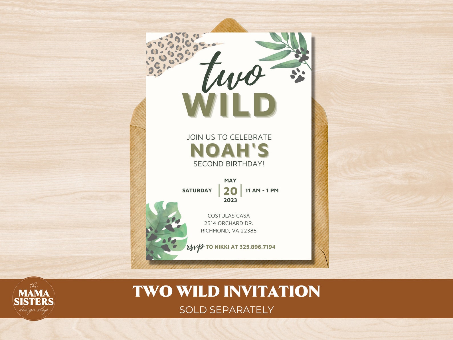 TWO Wild Birthday Banner Two Wild Banner TWO Wild Birthday - Etsy