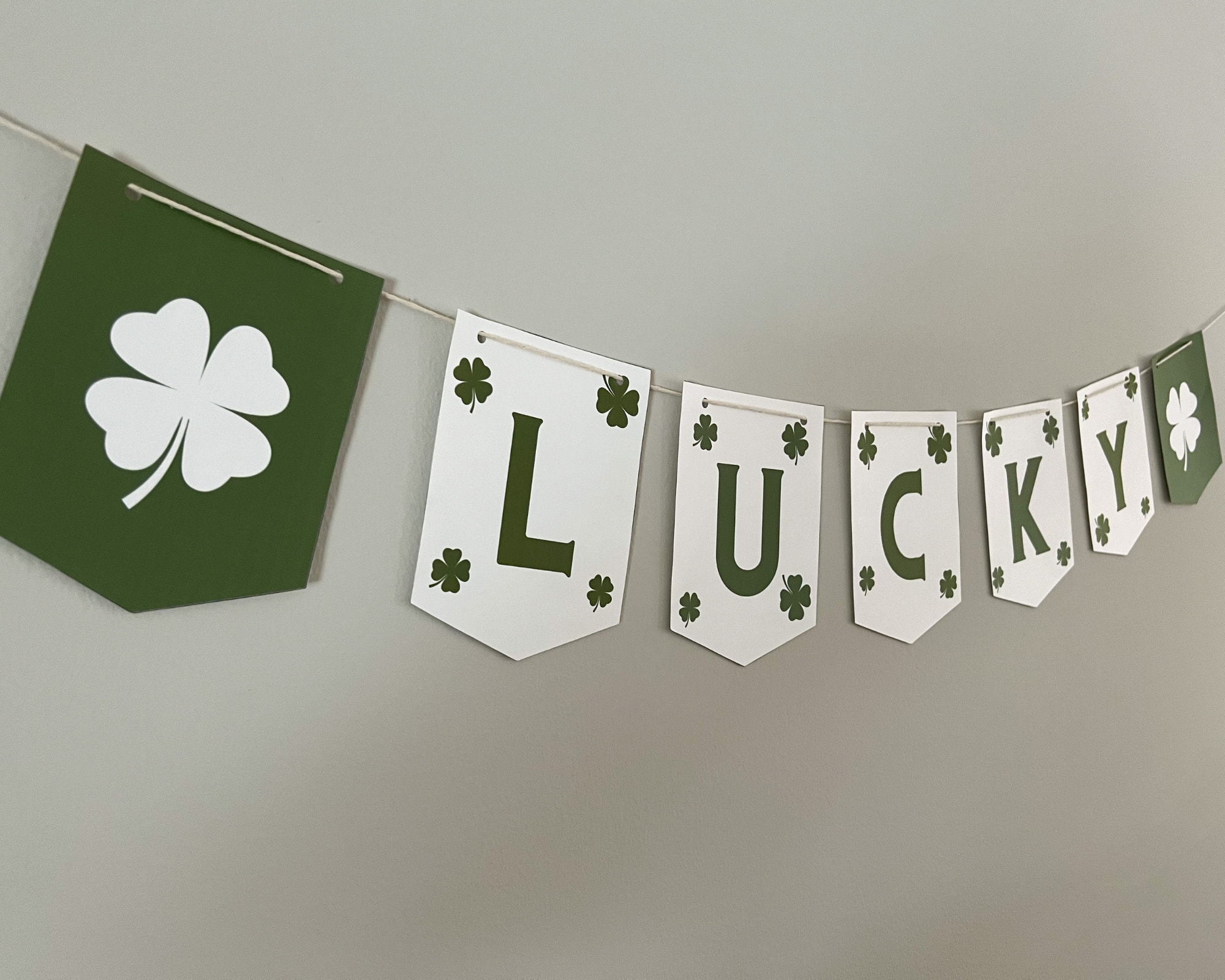 St. Patrick's Day Banner Printable St. Patrick's Day - Etsy