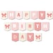 Pink Bow Birthday Decor, Bow Birthday Banner, Bow Birthday Decorations ...