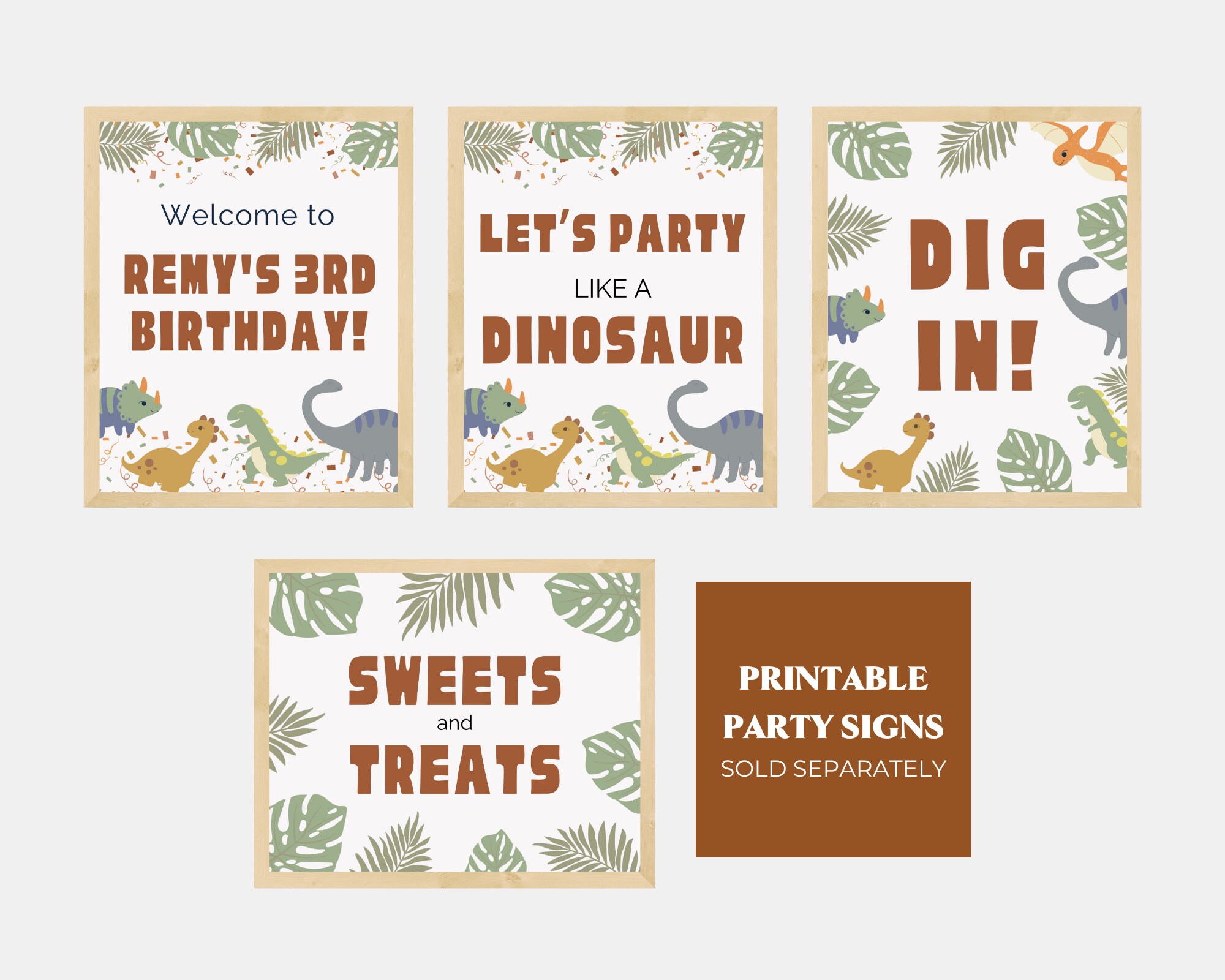 Dinosaur Birthday Banner, Dinosaur Party Banner, Dinosaur Birthday ...