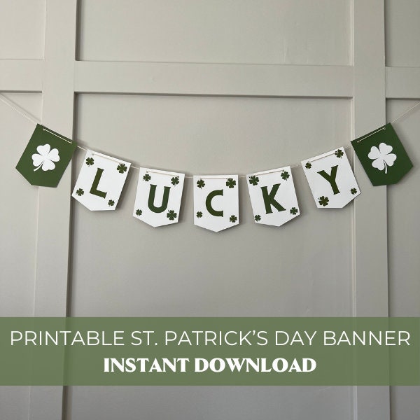 St Patricks Banner - Etsy