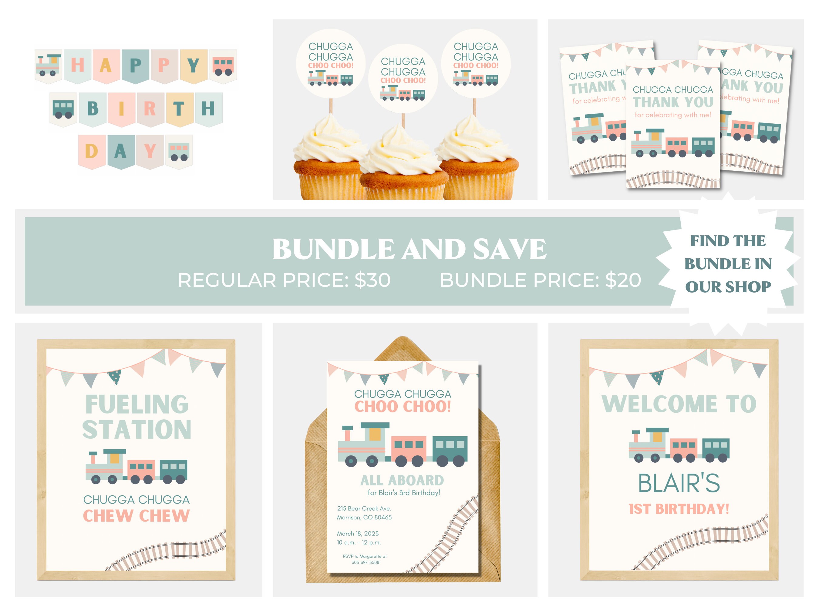 Train Cupcake Topper Pink Train Party Cupcake Topper Girl - Etsy