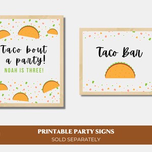 Editable Taco Bout A Party Invitation | Taco Party Invitation | Taco ...