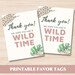 Two Wild Favor Tag Two Wild Party Favors Two Wild Party - Etsy