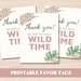 Two Wild Favor Tag, Two Wild Party Favors, Two Wild Party Decor, Two ...