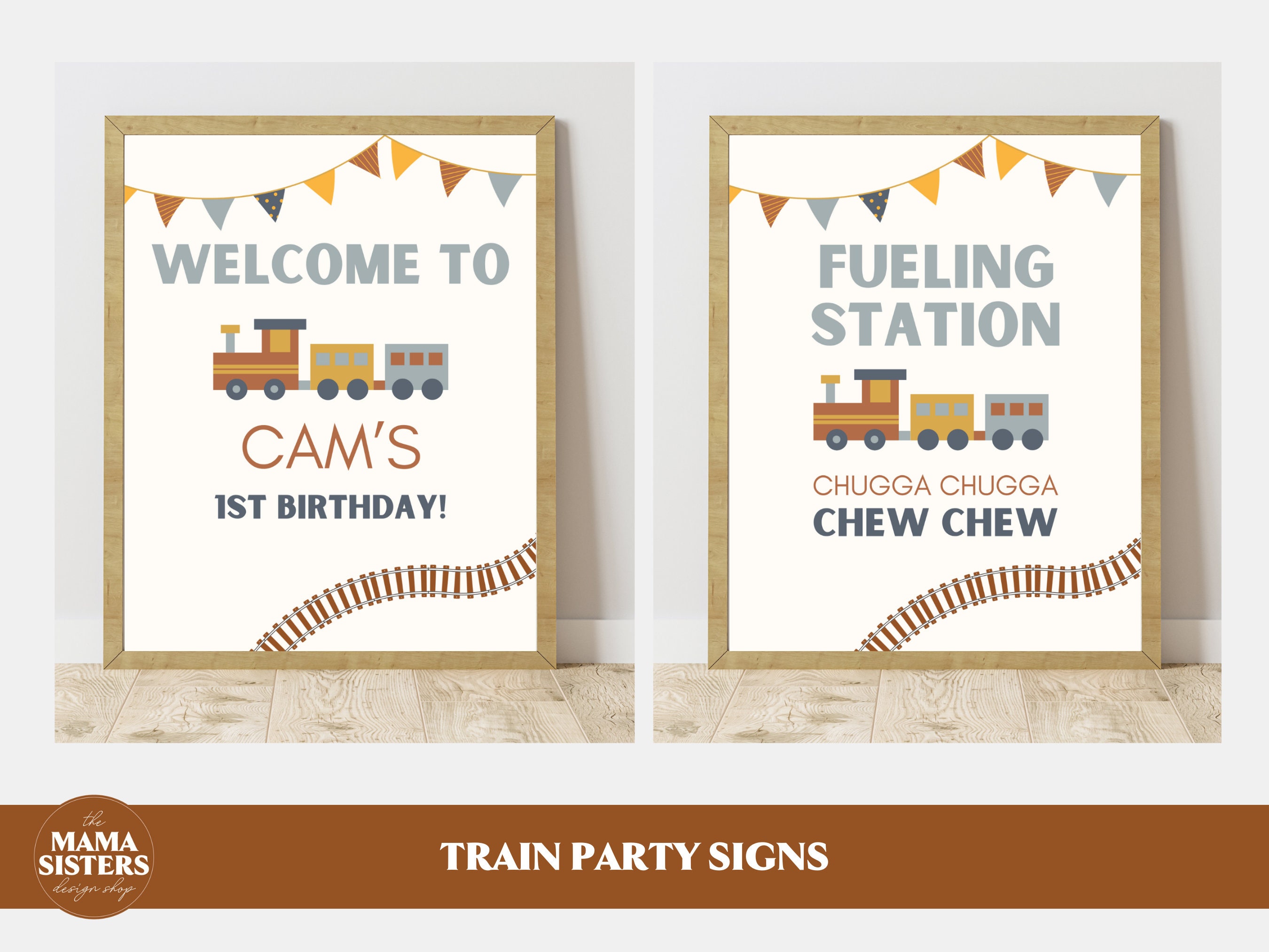 Editable Train Birthday Invitation | Train Party Invite | Train Party ...