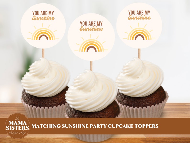 Editable Sunshine Birthday Decoration You Are My Sunshine - Etsy