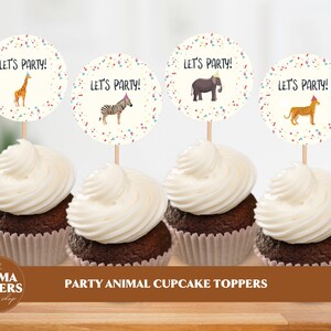 Editable Party Animals Birthday Sign | Party Animals Birthday Decor ...