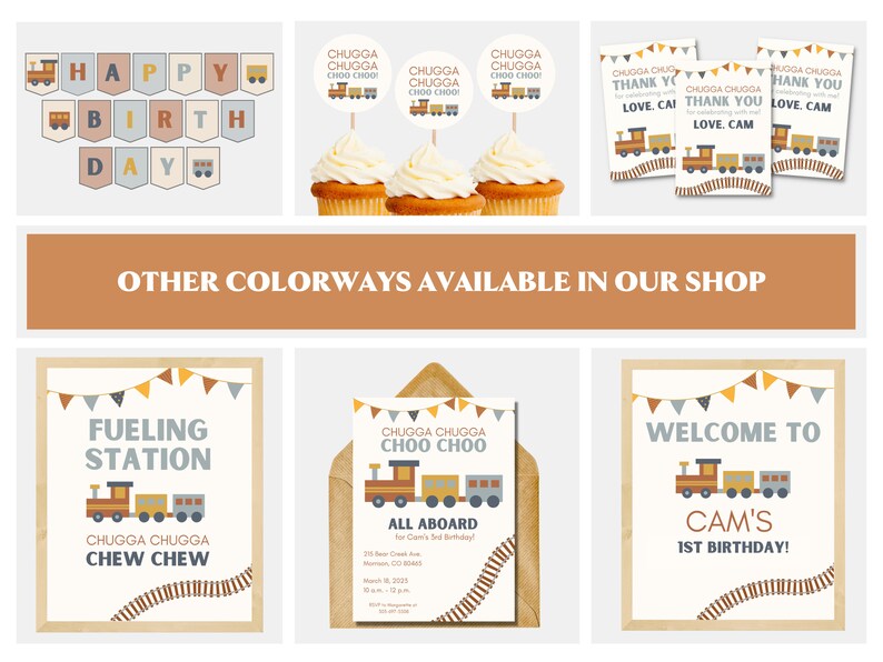 Editable Train Birthday Invitation Pink | Train Party Decor Pink ...