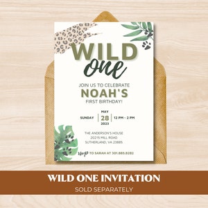 Wild ONE Birthday Banner | Wild One Party Decorations | Wild One ...