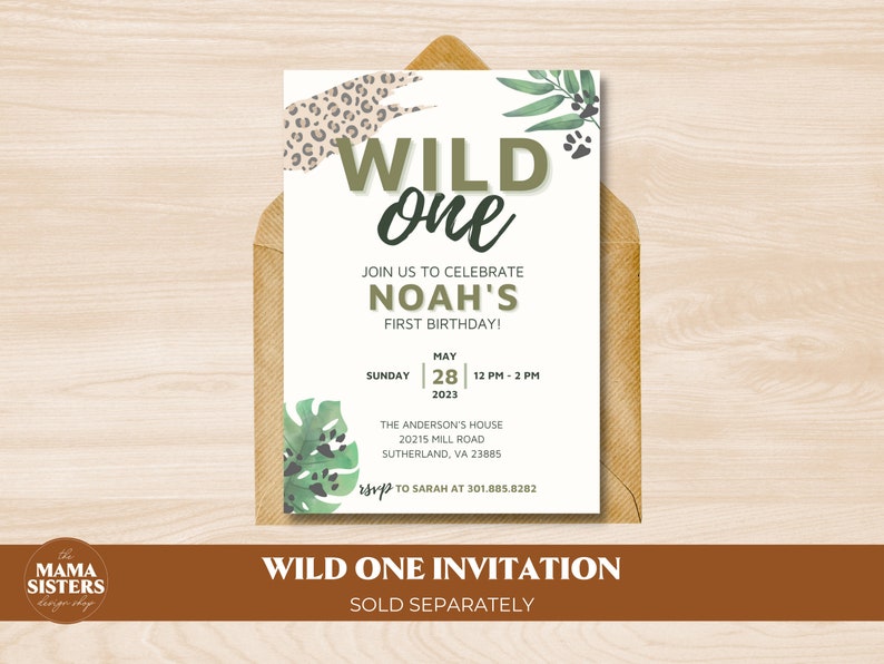 Wild ONE Birthday Banner Wild One Party Decorations Wild - Etsy