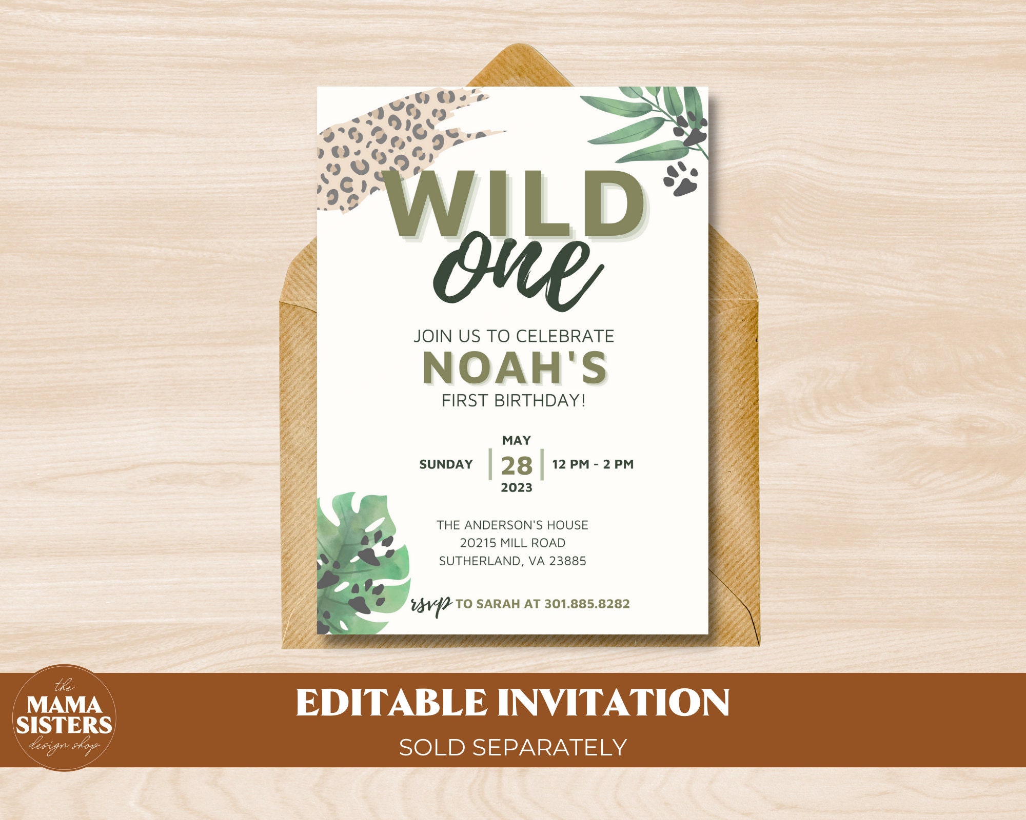 Wild One Favor Tag Wild One Party Favors Wild One Party - Etsy