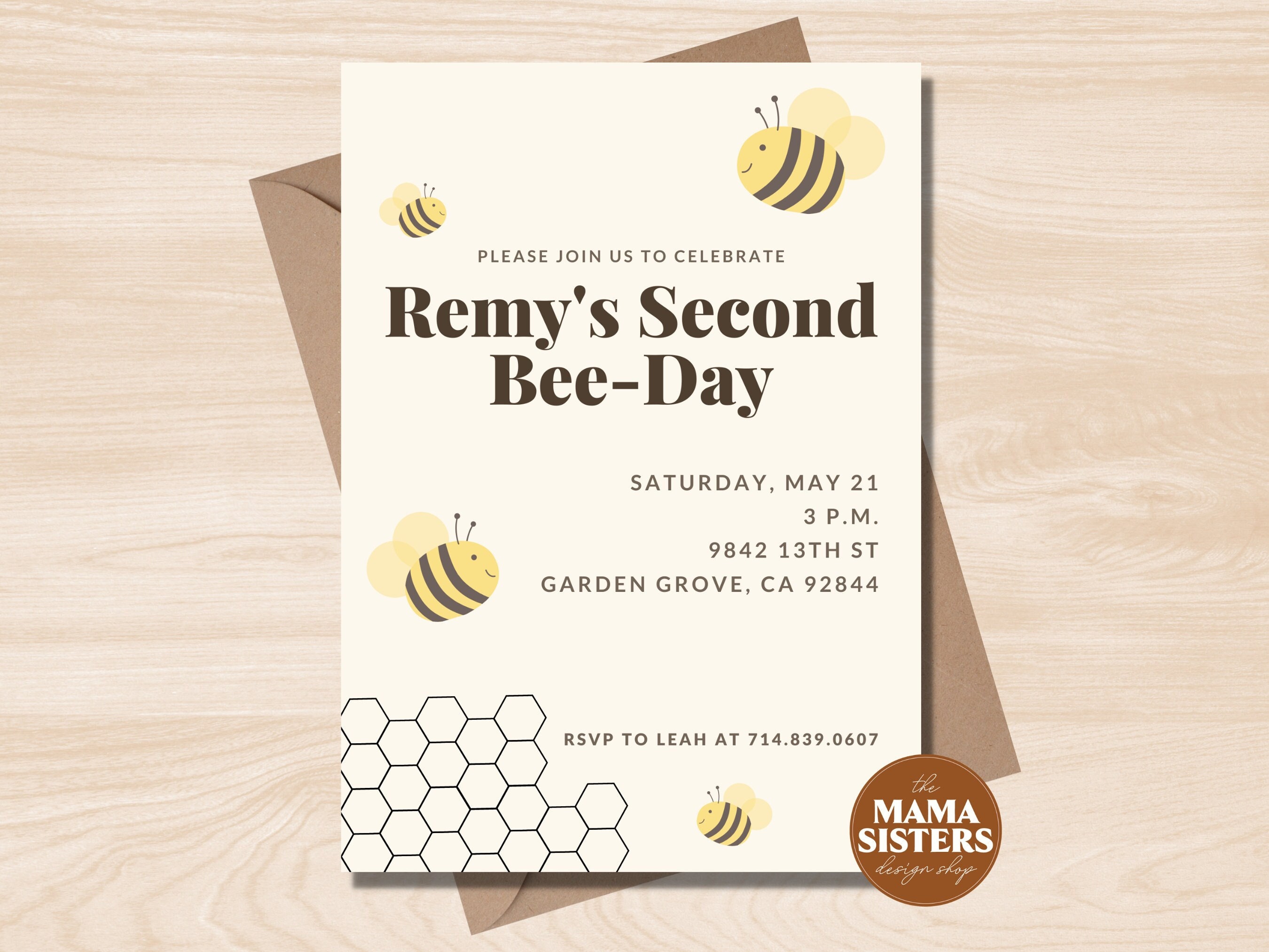 Editable Bee Birthday Invitation Bee Day Party 1st Bee Day - Etsy