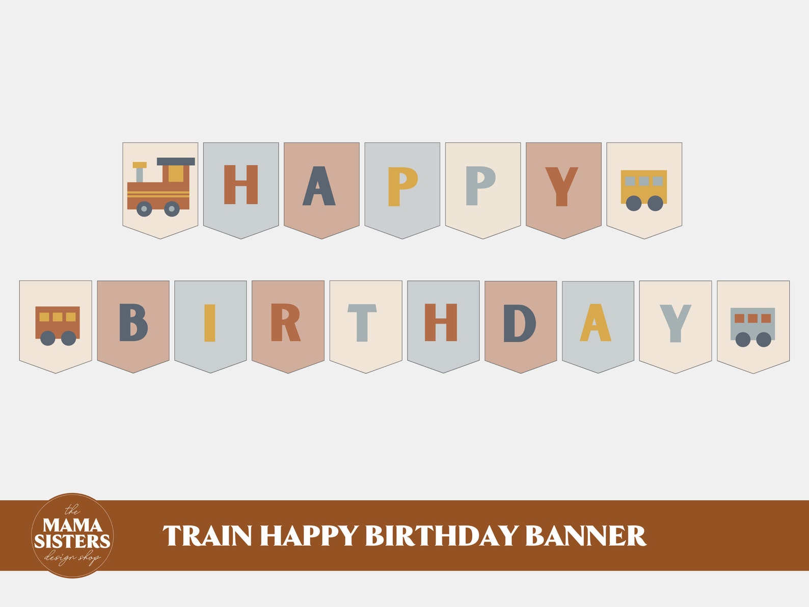 Train Birthday Party Banner Train Birthday Banner Train - Etsy