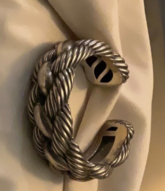 David Yurman Woven Cable Cuff - Gem