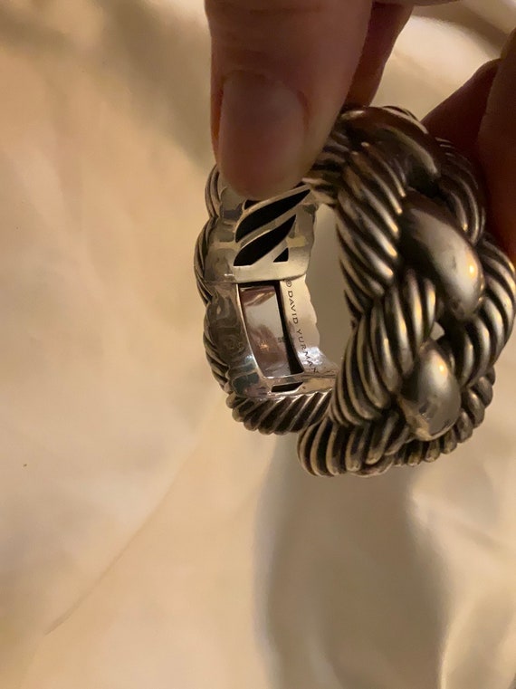 David Yurman Woven Cable Cuff - Gem
