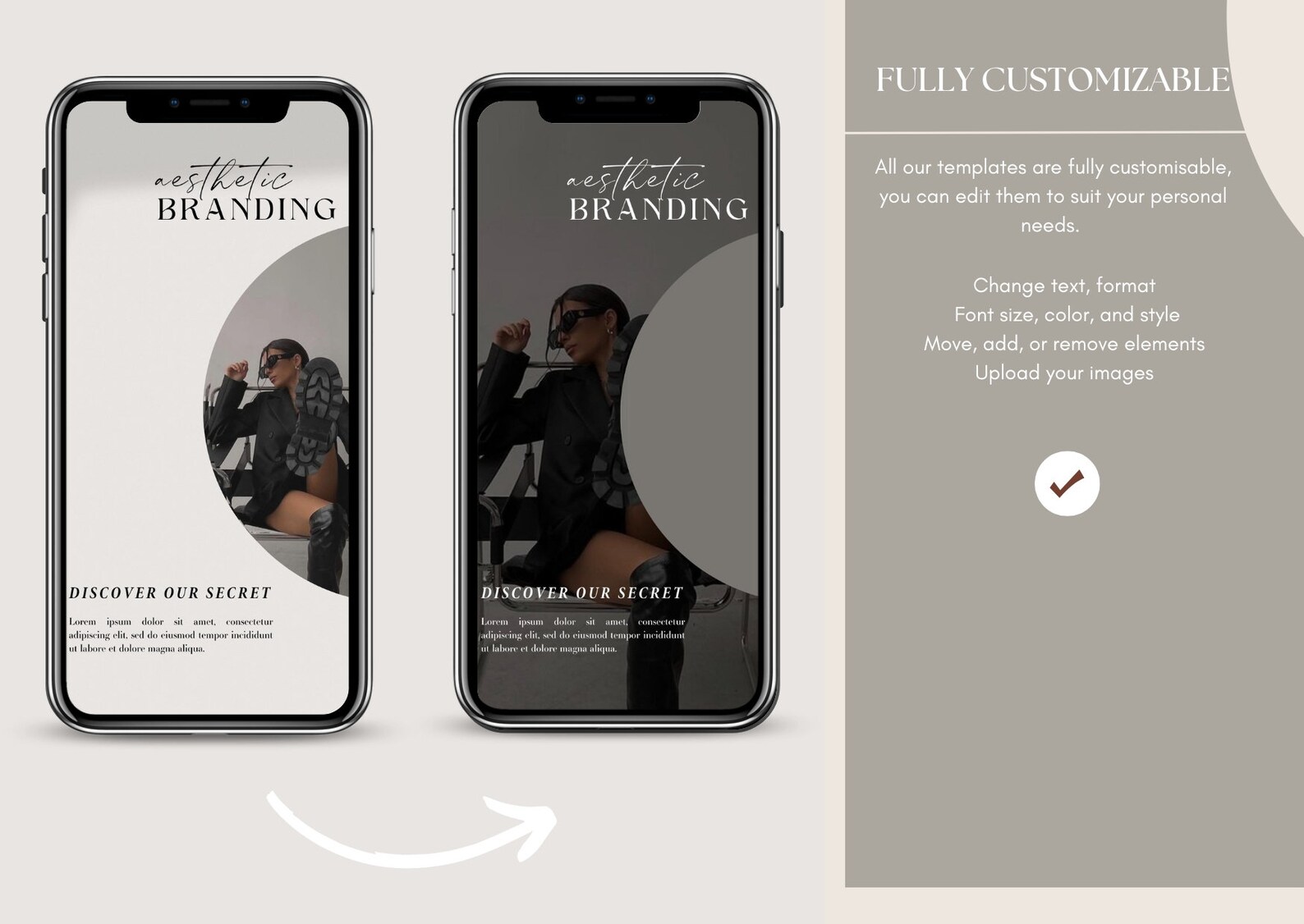 60 Modern Fashion Instagram Templates Canva Templates Modern Aesthetic ...