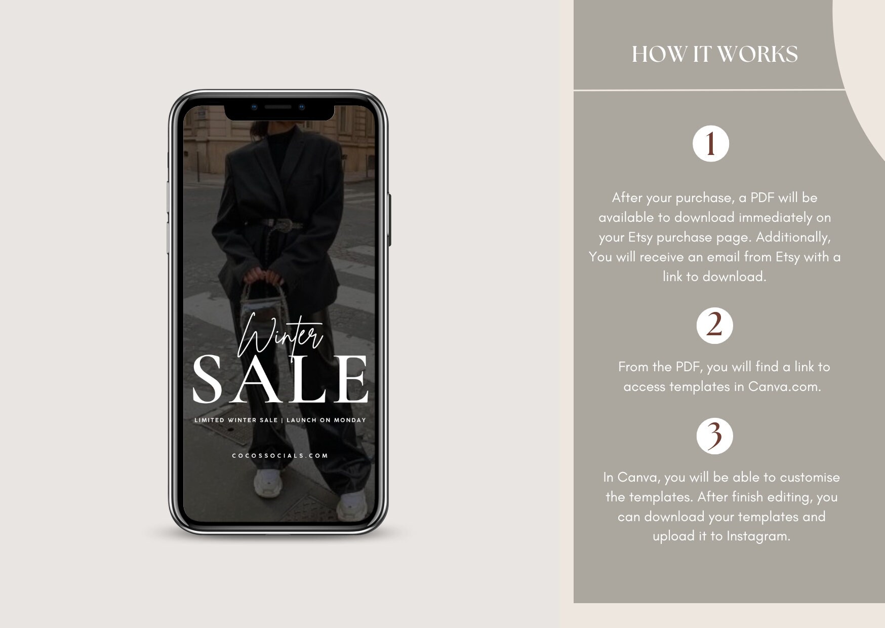 60 Modern Fashion Instagram Templates Canva Templates Modern Aesthetic ...