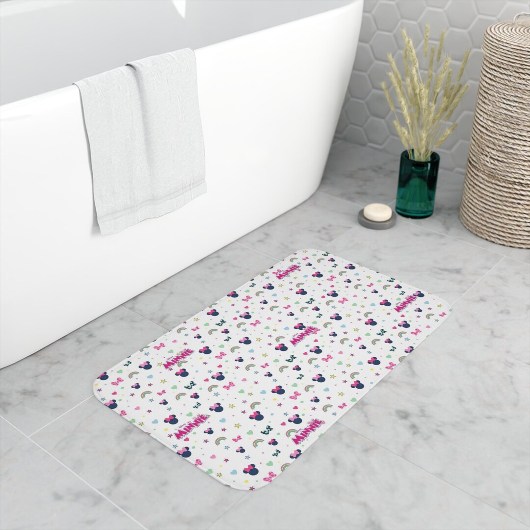 Minnie Mouse Memory Foam Bath Mat - Etsy