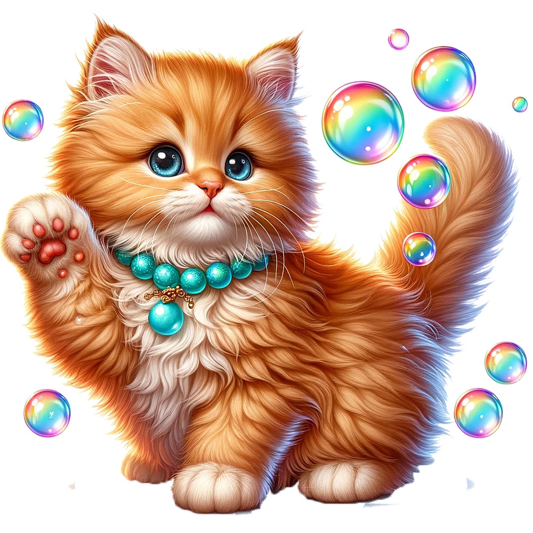 23 Cute Kitten Clipart Jpgs,digital Download, Free Commercial Use ...