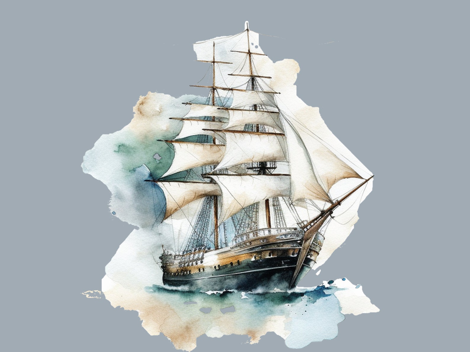 4 Vintage Ship PNG, Ship Png, Vintage Ship Clipart, Ship Sublimation ...