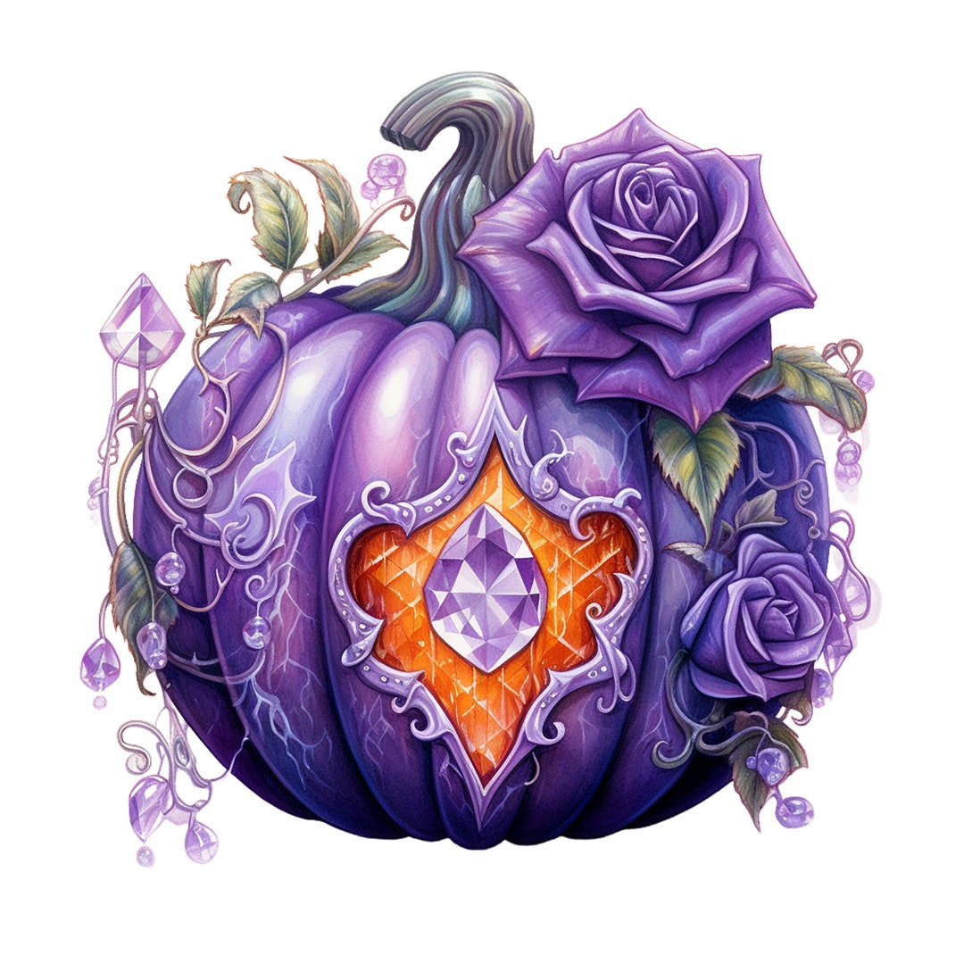 Halloween Clipart PNG, Pumpkin Clipart PNG, Pumpkin PNG, Purple Pumpkin ...