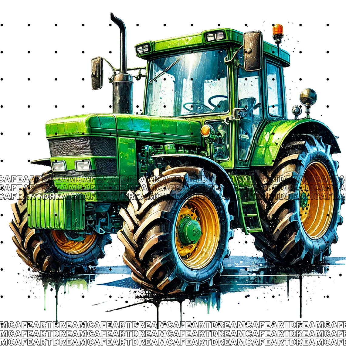 53 PNG Farm Tractors Clipart Bundle, Rustic Tractor Graphics Designs ...