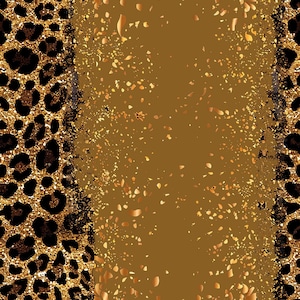 20 PNG, Black Gold Leopard Seamless Border,cheetah Pattern,gradient ...