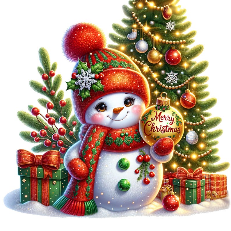 Christmas Snowman bundle Clipart, 110 PNG Festive Snowmen Graphics ...