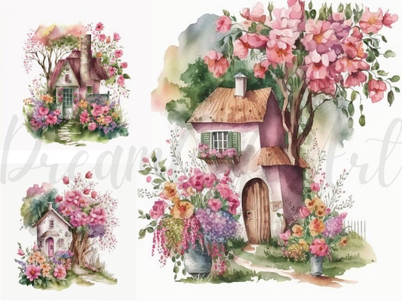Summer Cottage Clipart