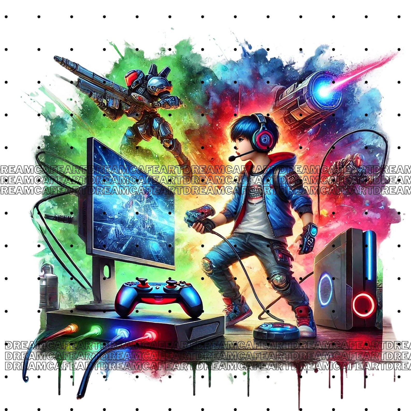 50 PNG Video Games Clipart Bundle, Gaming-themed Illustrations Designs ...