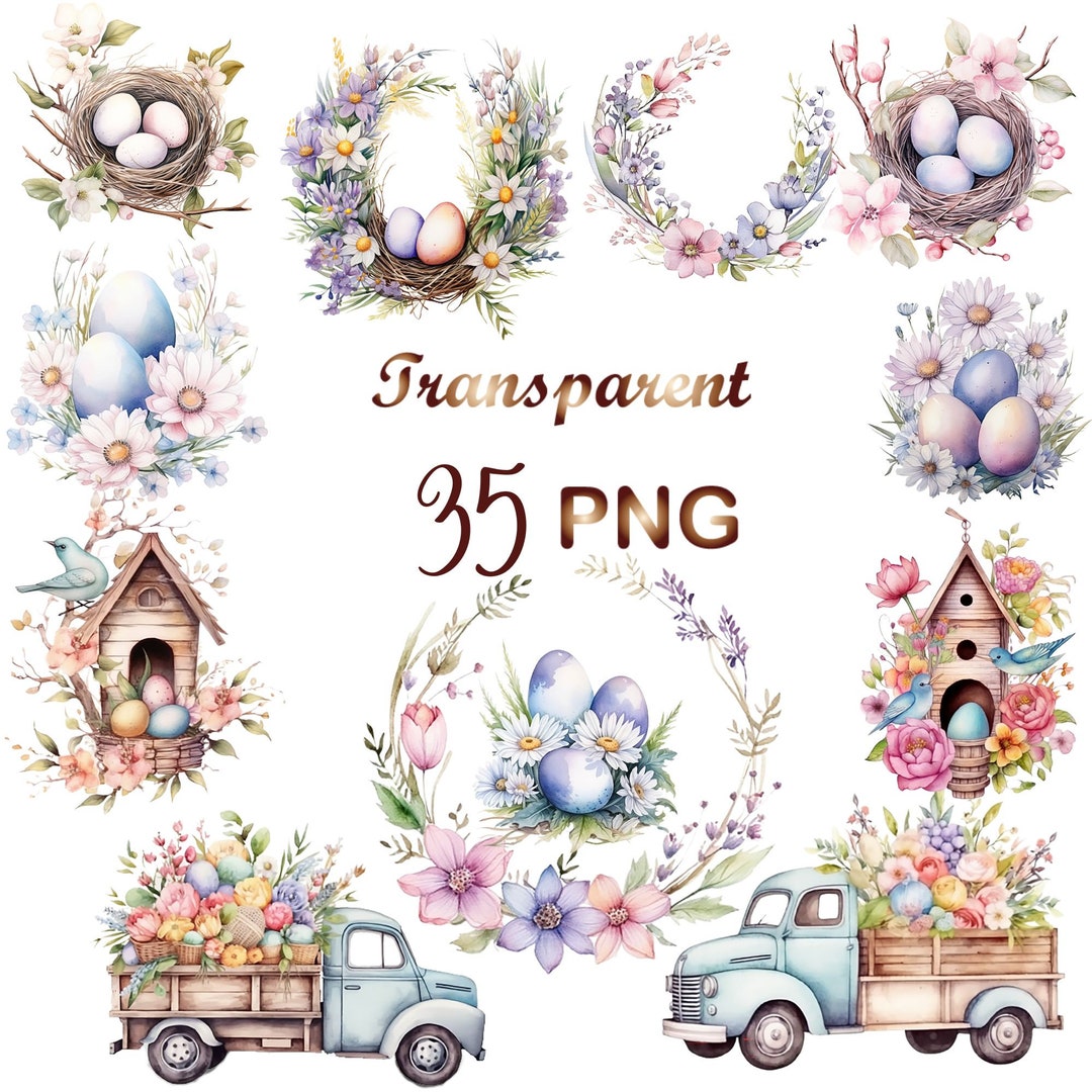 35 Easter Clipart, Spring Easter Clipart PNG, Easter Clipart, Easter ...