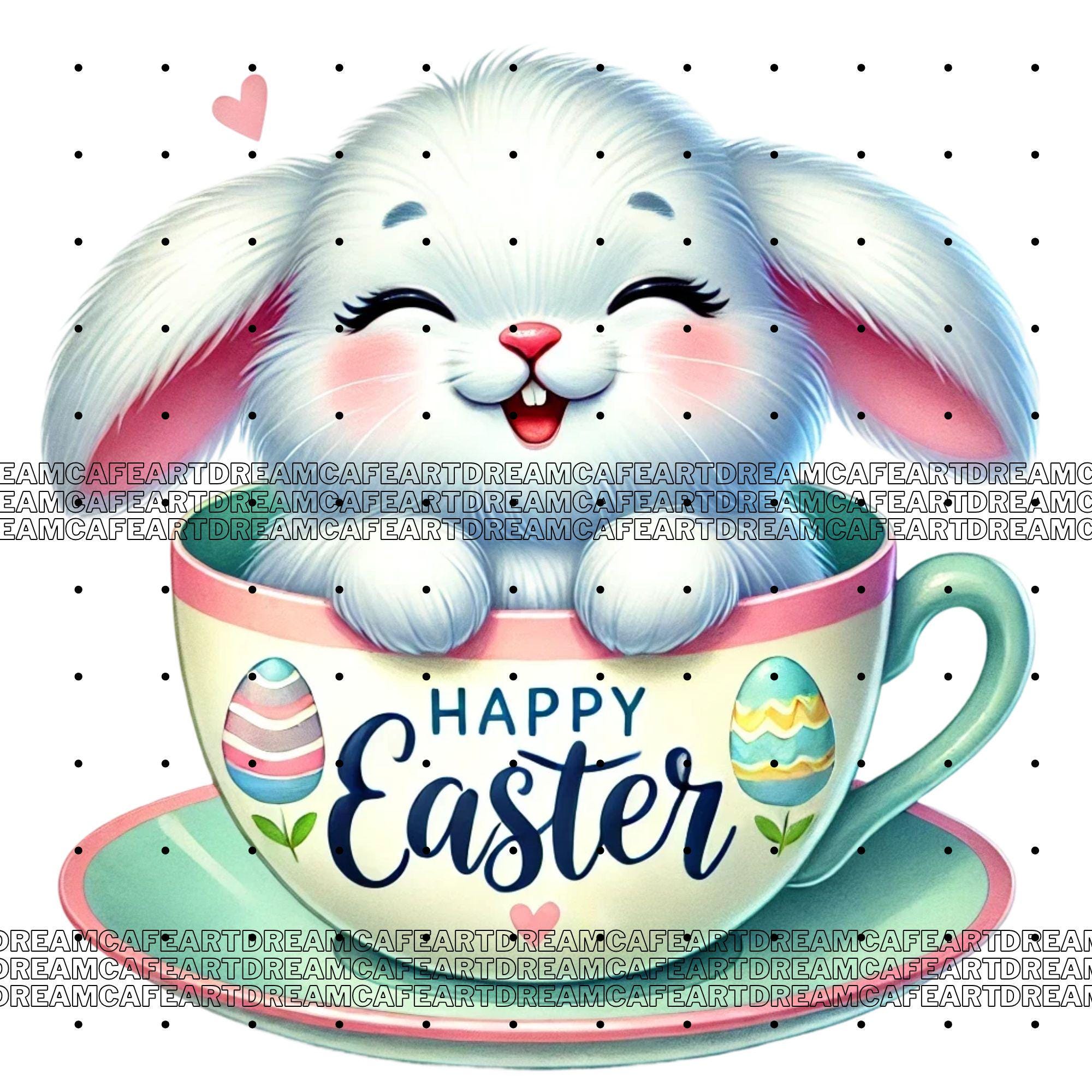 40 PNG Easter Clipart Bundle, Spring Festive Easter Graphics Designs ...