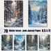 70+ Printable Winter Forest Digital Paper,jpgs, Winter Forest ...
