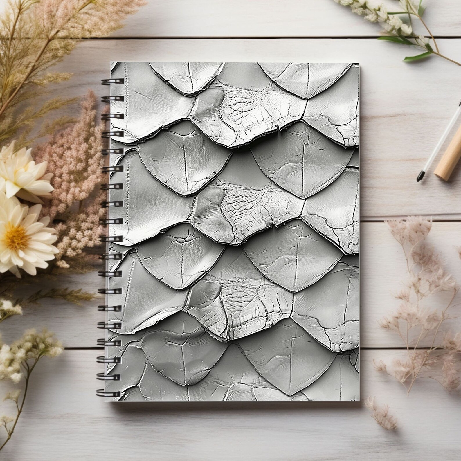 50 Realistic Dragon Scale Digital Paper, Seamless Dragonscale Pattern ...