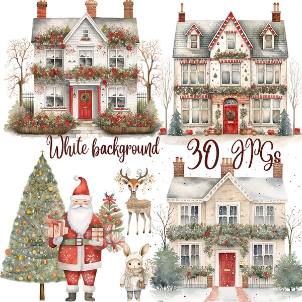 Christmas House - Etsy
