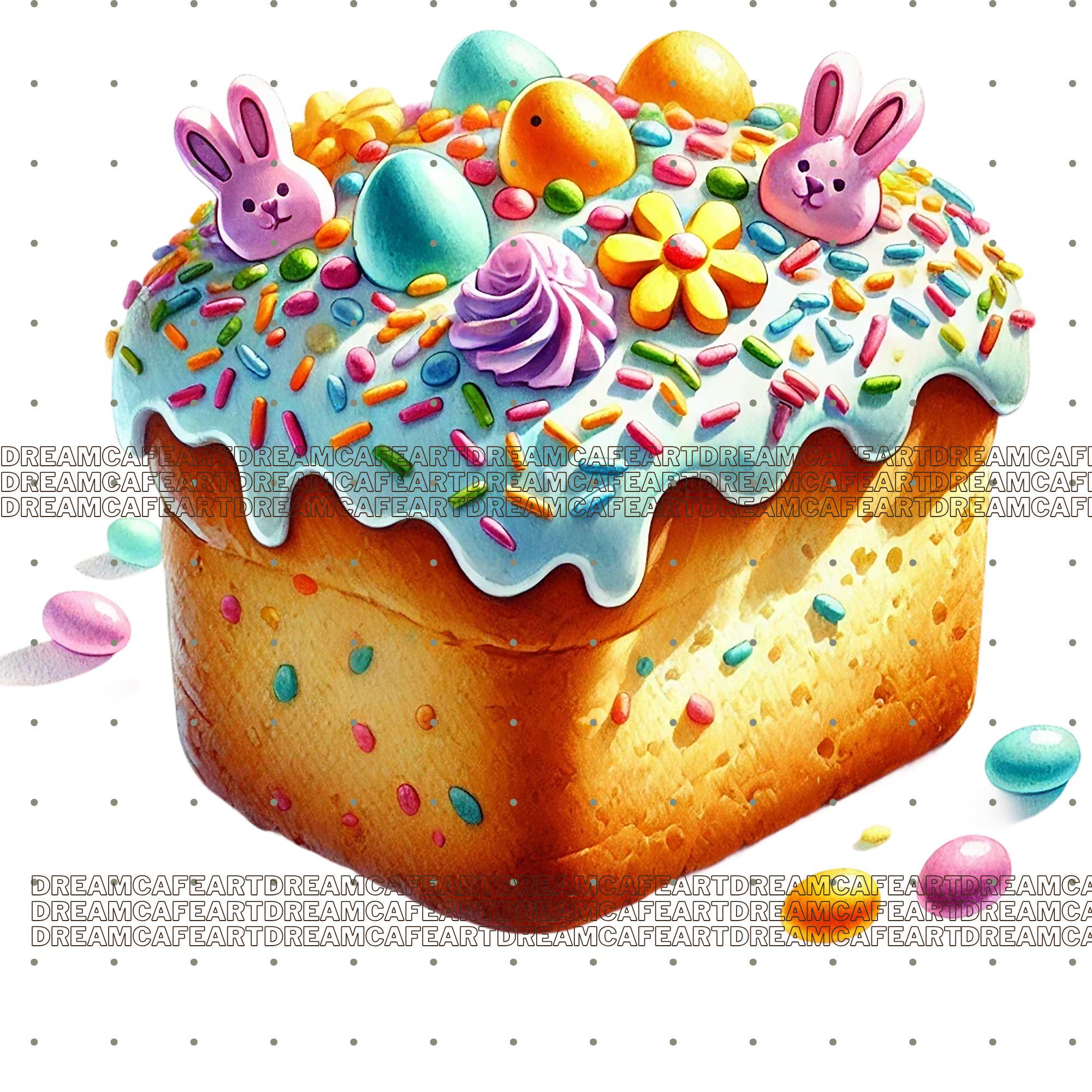 70 PNG Easter Baking Clipart Bundle, Holiday Treat Graphics Designs ...