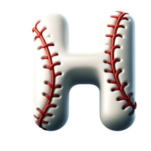 36 PNG, Baseball Alphabet Collection Clipart, Alphabet Clipart, Sport ...