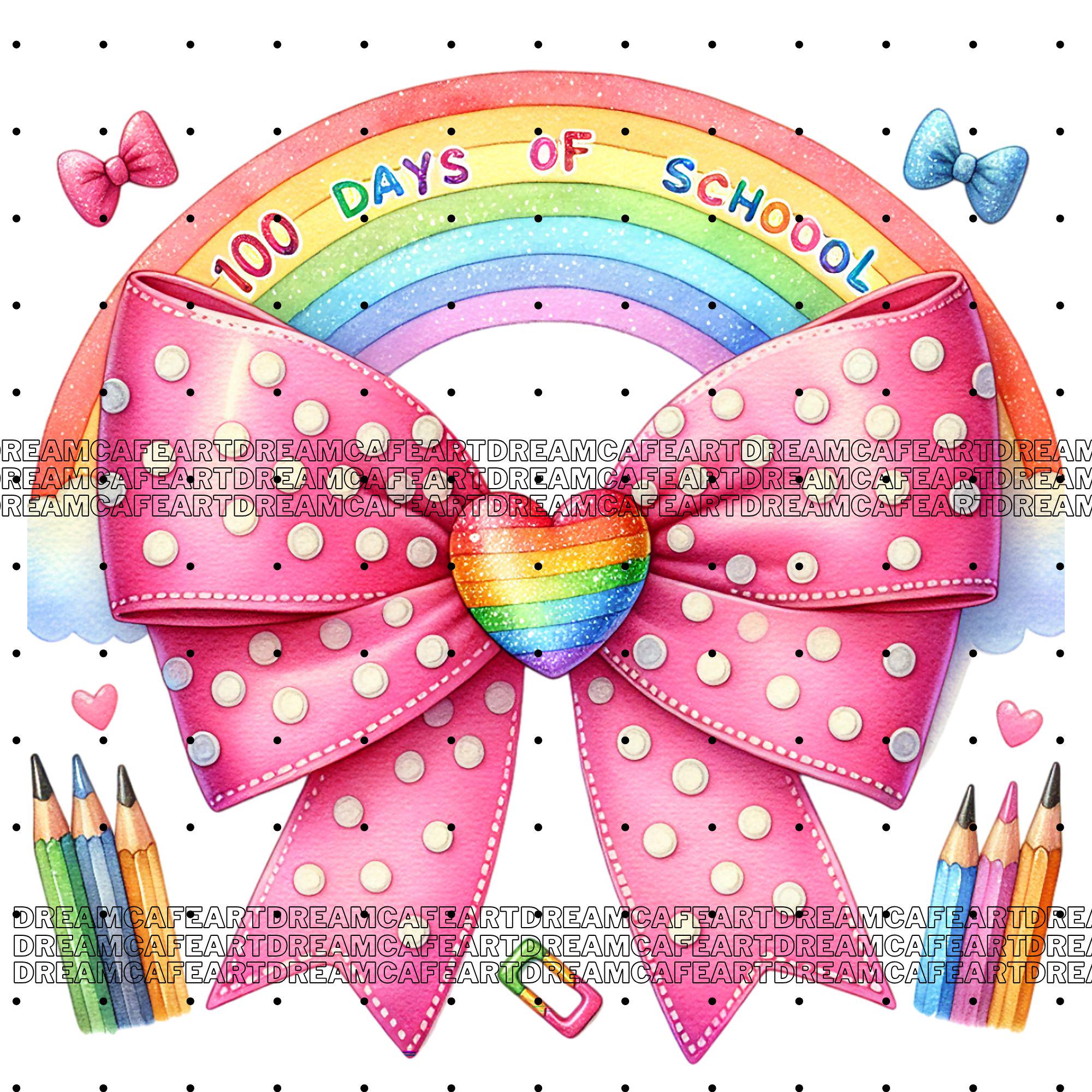 27 PNG 100 Days of School Clipart Bundle, Back to School Graphics ...