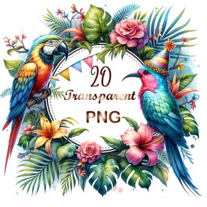 20 Watercolor Birthday Party Borders and Frames Clipart,watercolor ...