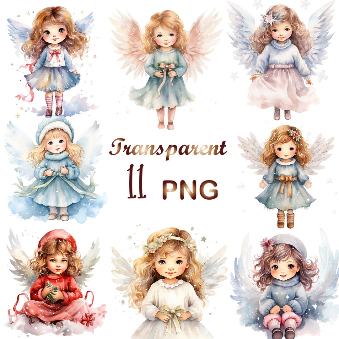 11 PNG, Christmas Angel Clipart, Winter Clipart, Christmas Angel Png ...