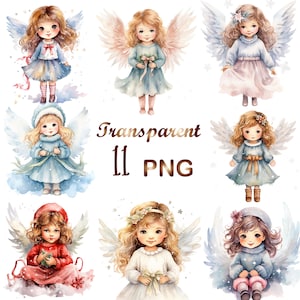11 PNG, Christmas Angel Clipart, Winter Clipart, Christmas Angel Png ...
